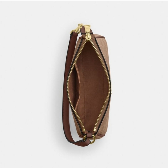 Coach | Bags | New Coach Nolita 9 In Signature Canvas In Goldtanbrown ...